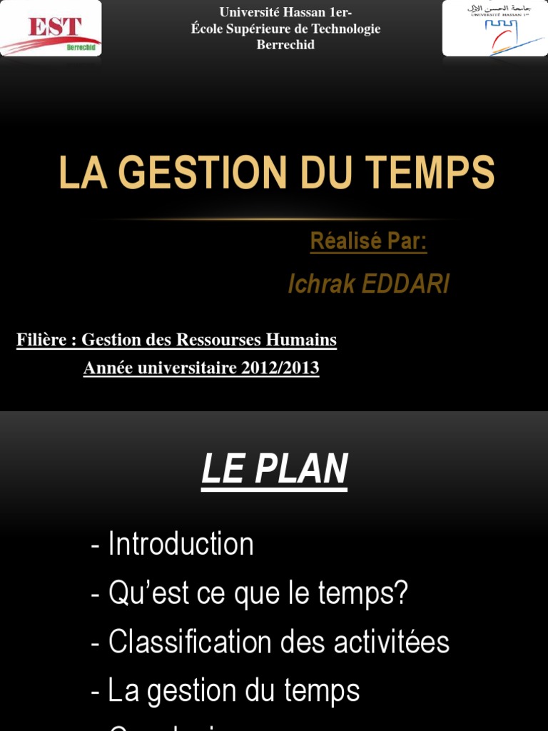 La Gestion Du Temps | PDF