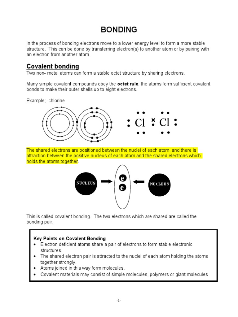 Electron Bonding Forms Molecules | PDF | Ion | Ionic Bonding