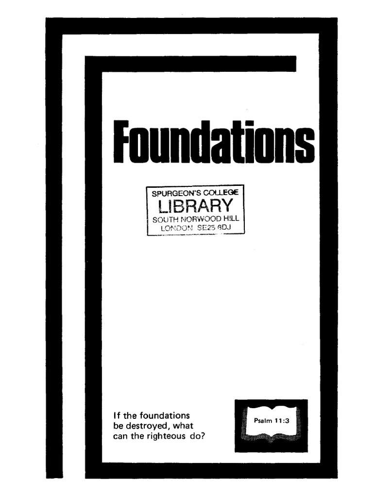 Foundations Journal Volume 10 | PDF | Eucharist | Minister (Christianity)