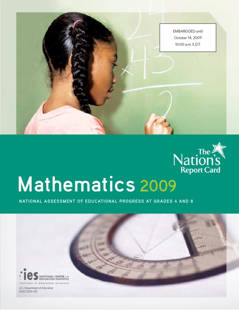 The Nation's Report Card Mathematics 2009 | PDF | National Assessment ...