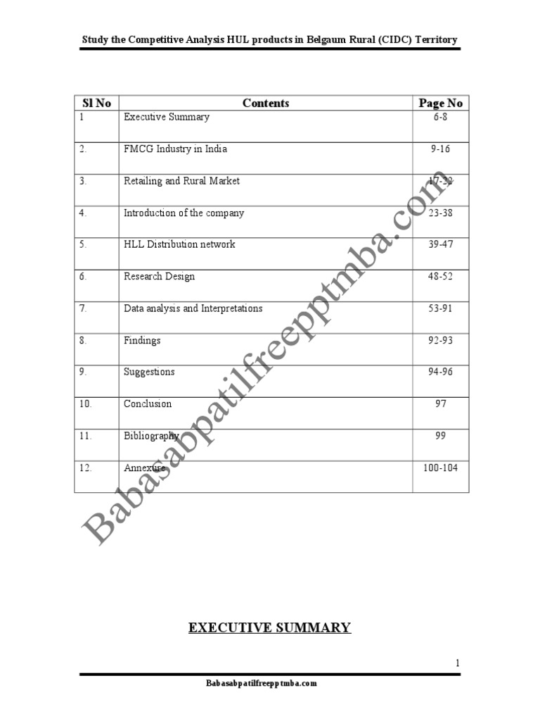 FMCG Report | PDF | Industries | Business