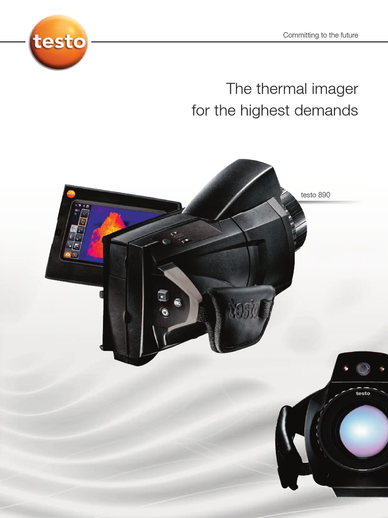 Testo 890 Infrared Camera Datasheet | PDF | Pixel | Image Resolution