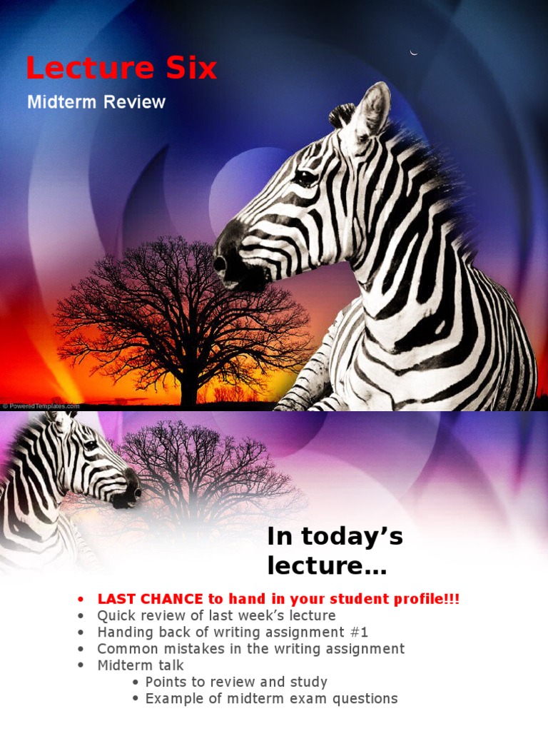 Lecture Six: Midterm Review | PDF | Equestrianism