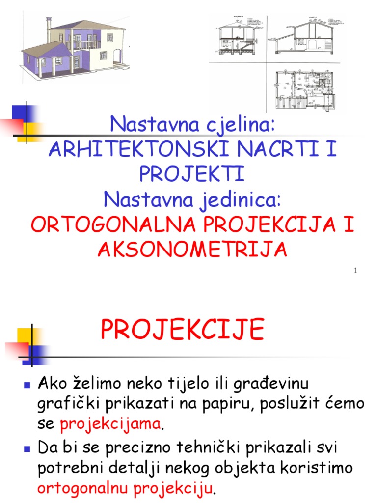 2-1ortogonalna Projekcija - Predavanja | PDF