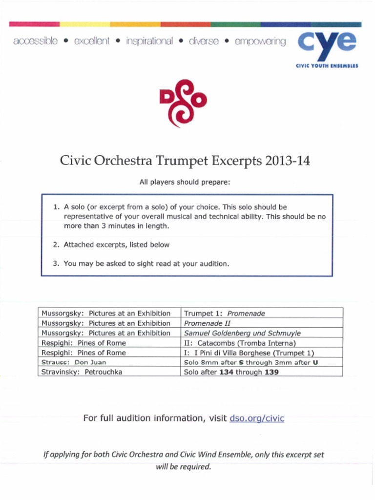 Trumpet Excerpts | PDF
