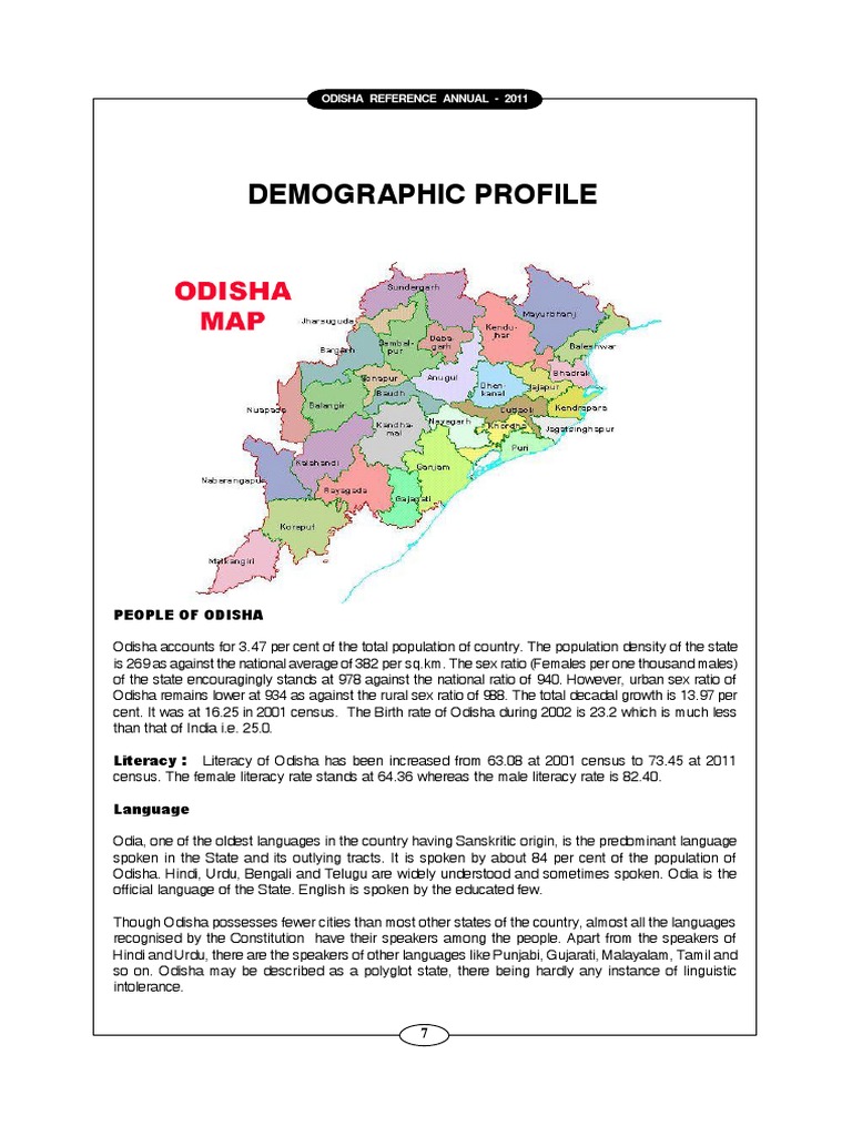 Odisha Demographics and Literacy 2011 | PDF | Language Arts & Discipline