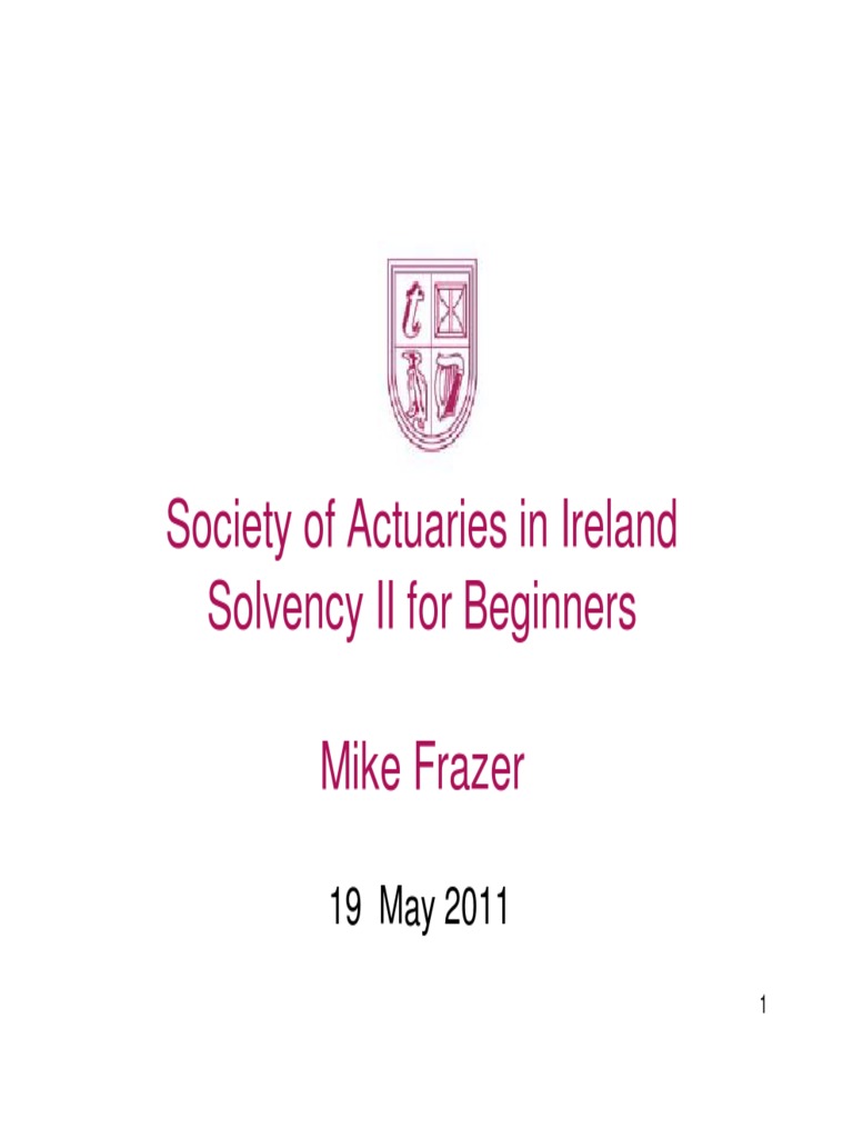 Understanding Solvency II Framework | PDF | Capital Requirement | Risk