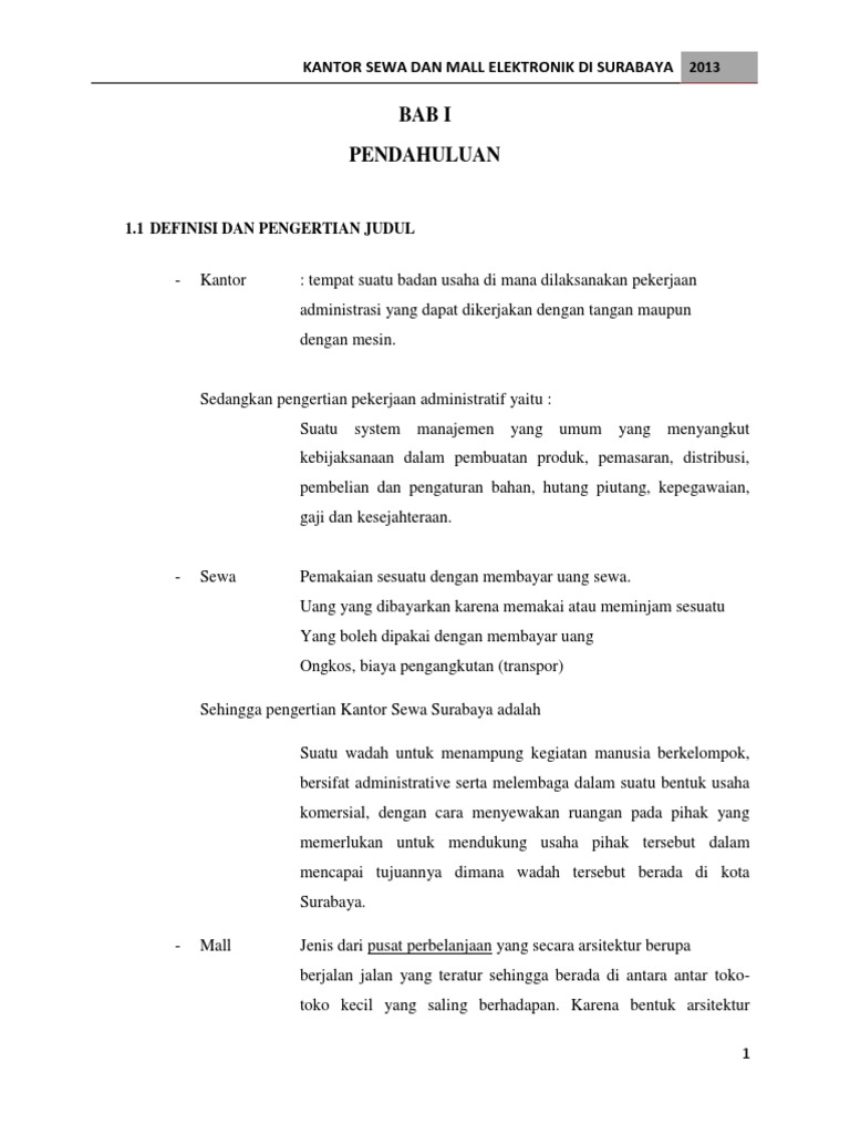 Studio Perancangan Arsitektur 4 | PDF