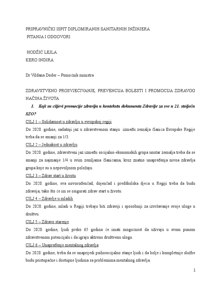 Skripta Za Državni Ispit | PDF