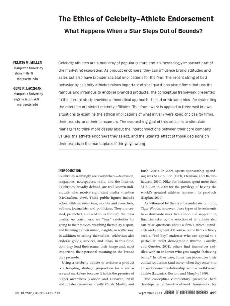 Celebrity Ethics | PDF | Tiger Woods | Brand