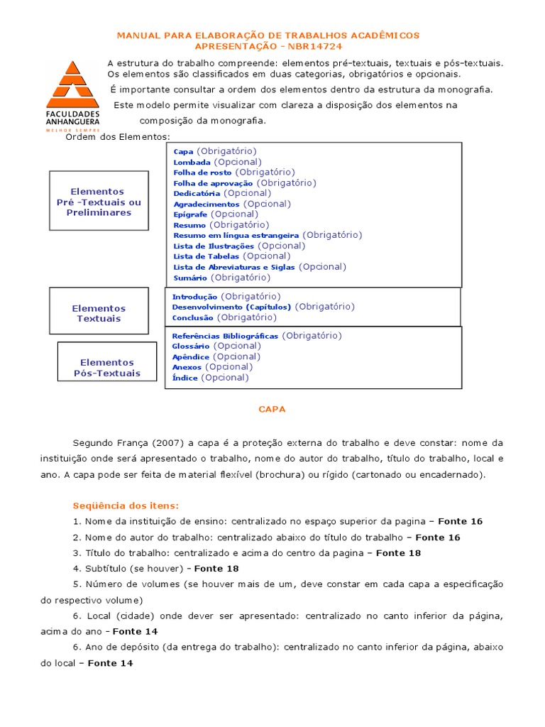 Exemplo De Capa De Trabalho Academico Anhanguera – Novo Exemplo Exemplo De Capa De Trabalho Academico Anhanguera – Novo Exemplo