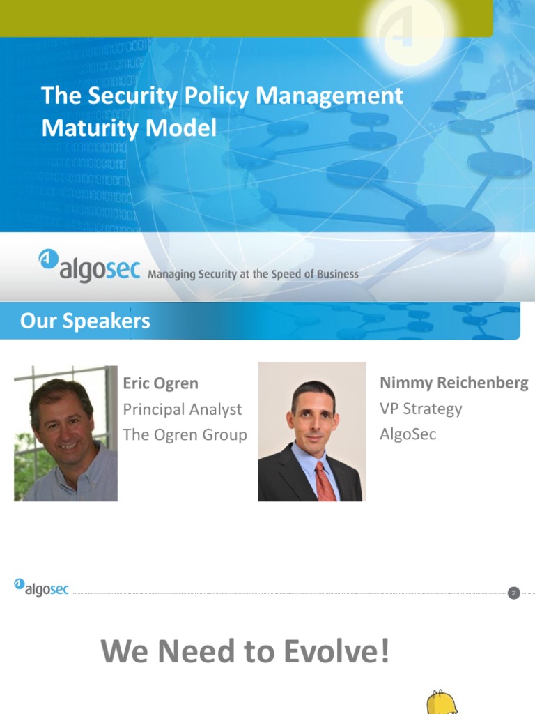 The Security Policy Management Maturity Model - AlgoSec | PDF | Risk Management | Provisioning