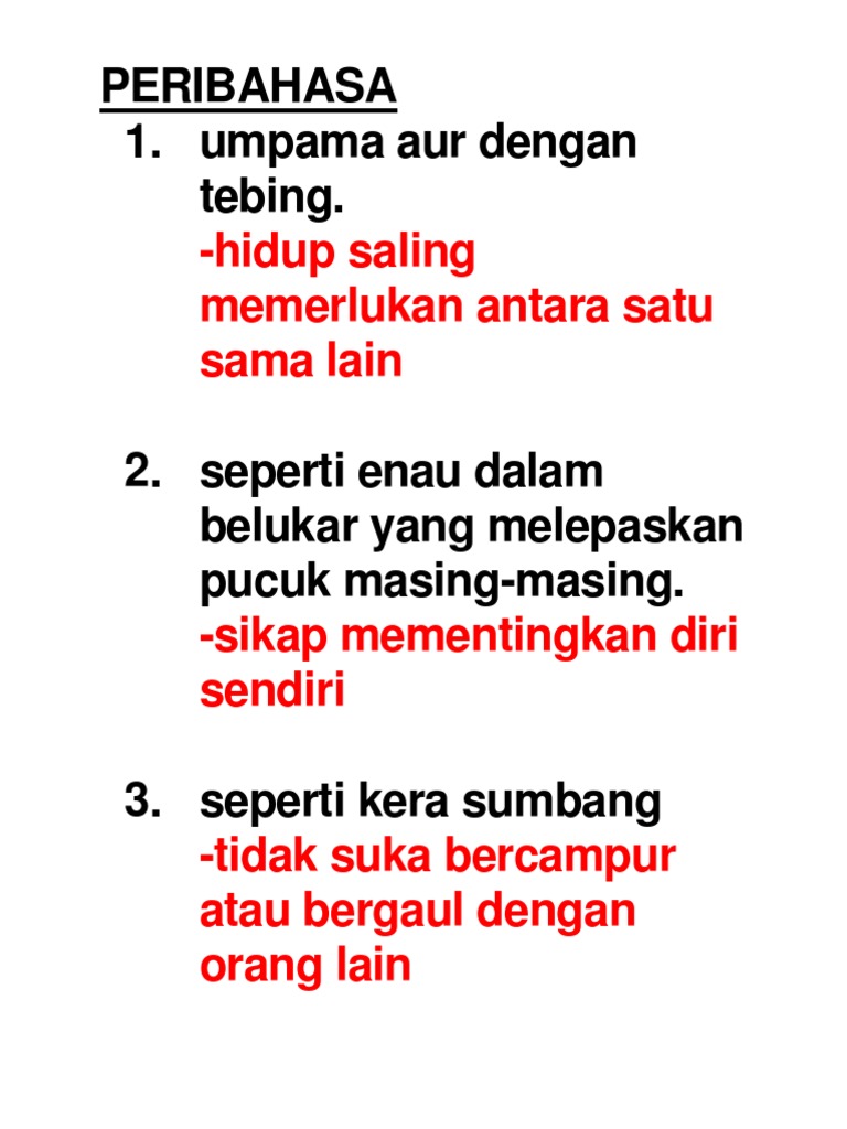Peri Bahasa | PDF