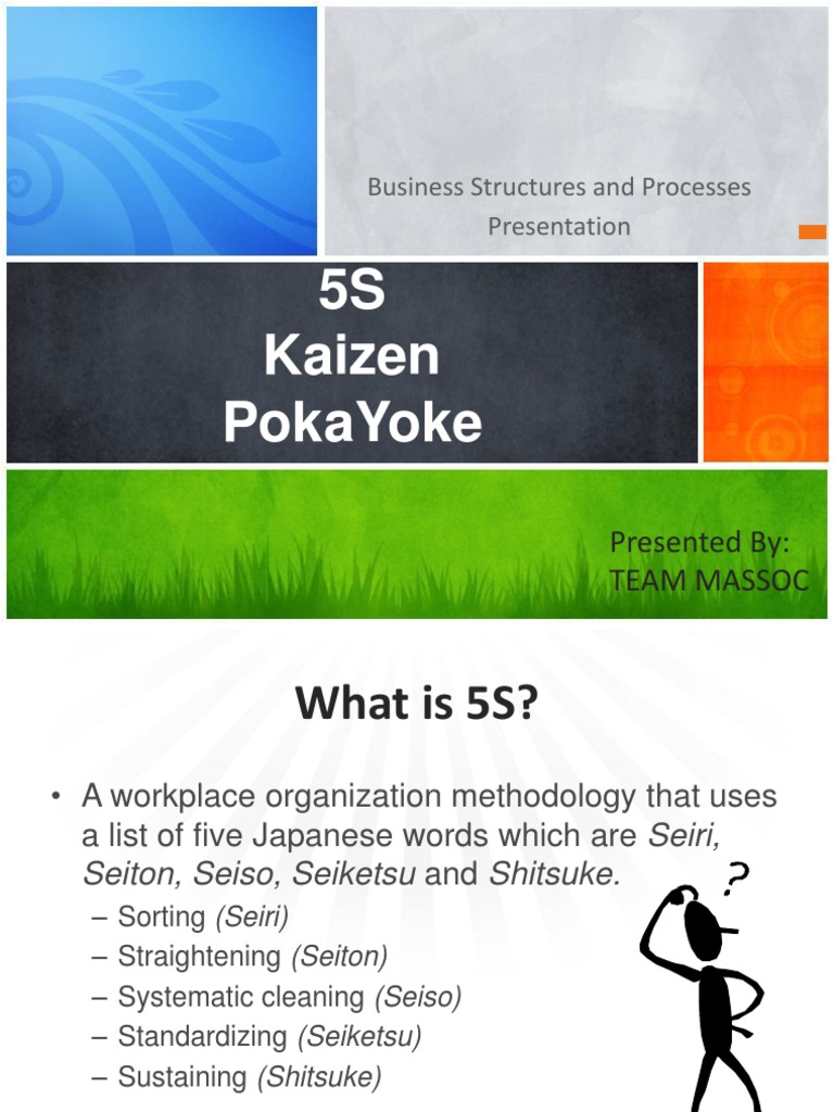 5S Poka Yoke Kaizen | Process Management | Process Engineering
