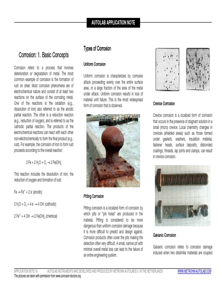 Understanding Uniform Corrosion | PDF | Corrosion | Electrochemistry