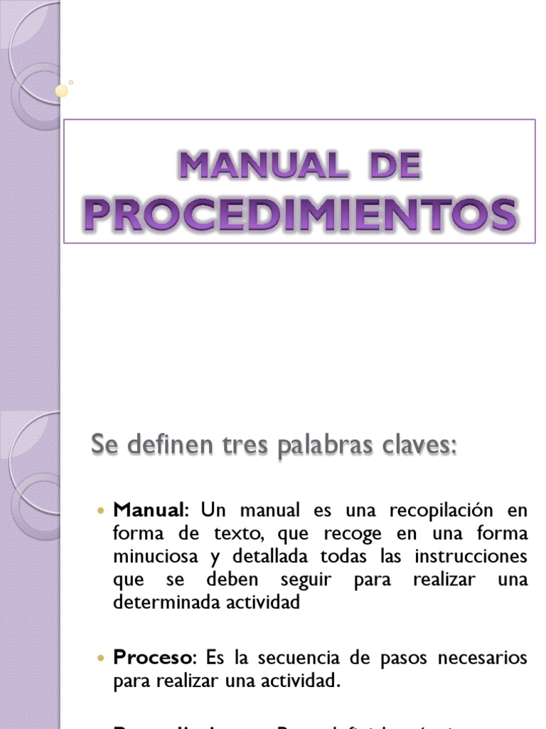 Que Es Un Manual de Procedimientos | PDF | Auditoría | Informática
