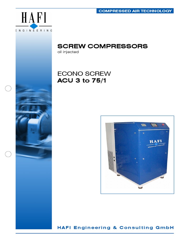 Entwurf ACU 3 75 en | PDF | Gas Compressor | Hvac