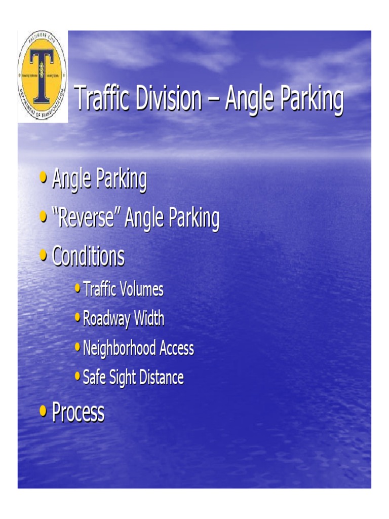 Angle Park Area | PDF | Street | Traffic