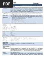 Acrytex Cast TDS | PDF | Materials