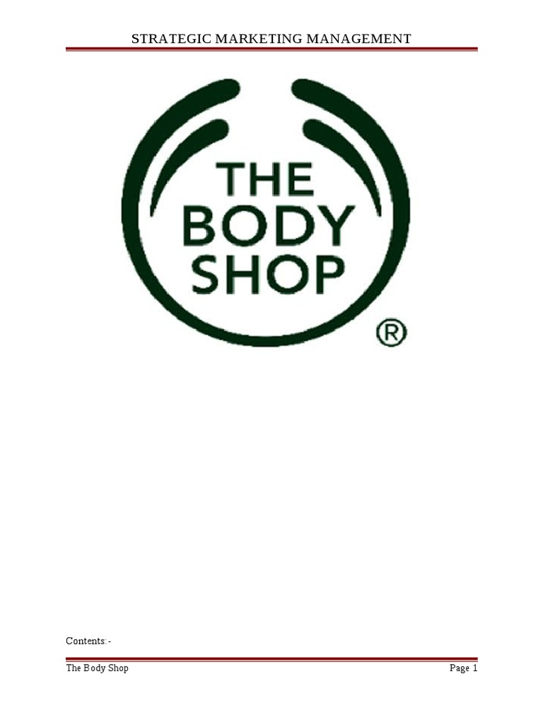 The Body Shop: Strategic Marketing Insights | PDF | Business