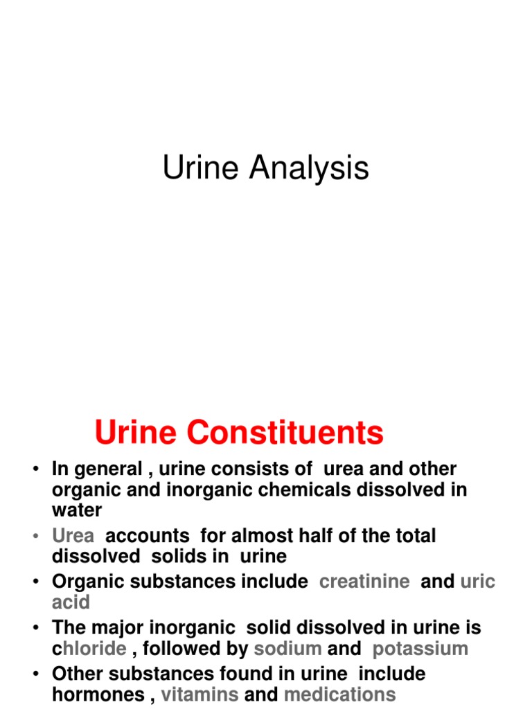 Urine Analysis Practical | PDF | Urine | Urinary System