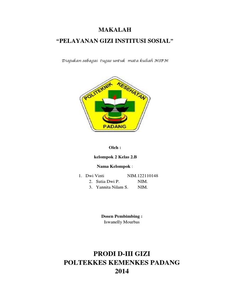 Makalah MSPM GZ Sosial | PDF | Ilmu Sosial | Kesehatan Holistik