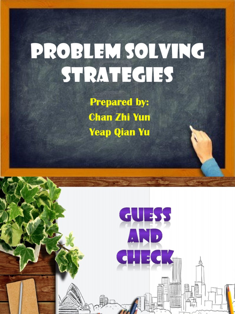 Problem Solving Strategies | PDF