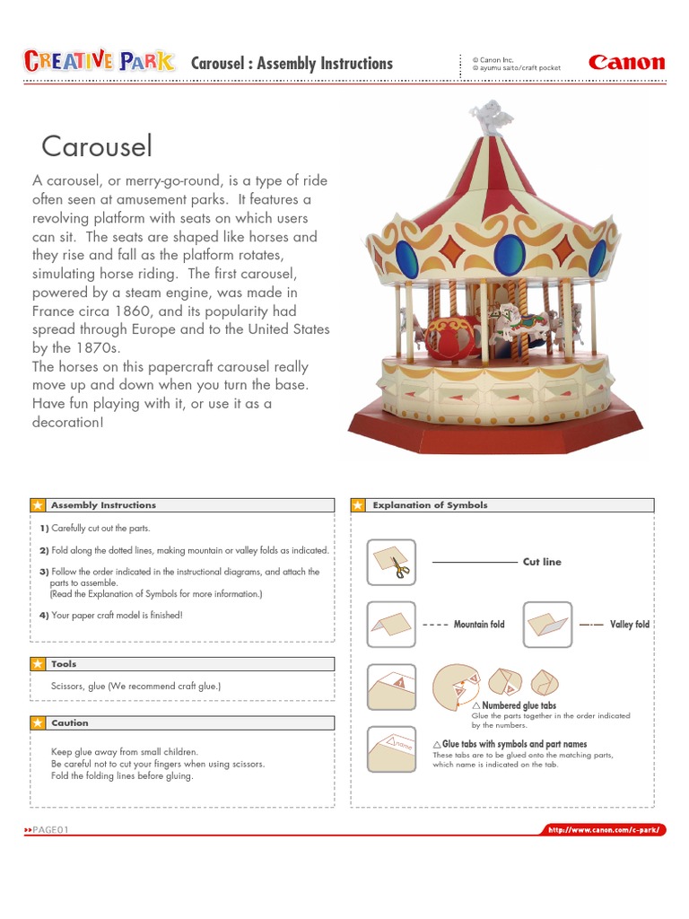 Carousel: Assembly Instructions | PDF | Carousel