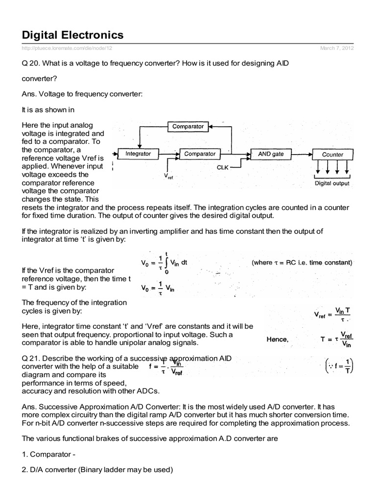 Digital Electronics 11 | PDF