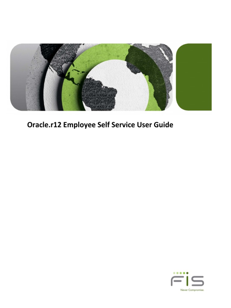 Oracler12 Employee Self Service User Guide | PDF | 401(K) | Withholding Tax