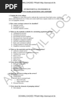 Solid Waste Management Question Bank | PDF | Municipal Solid Waste ...