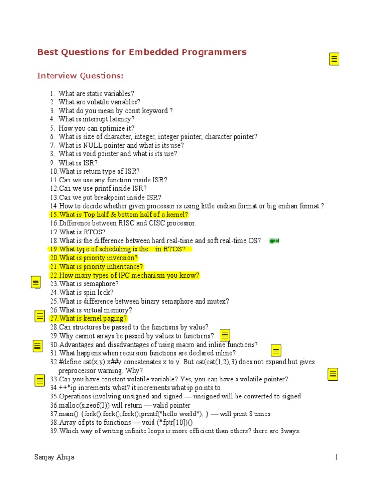 Interview Questions C Pdf Pointer Computer Programming Integer Computer Science 1599
