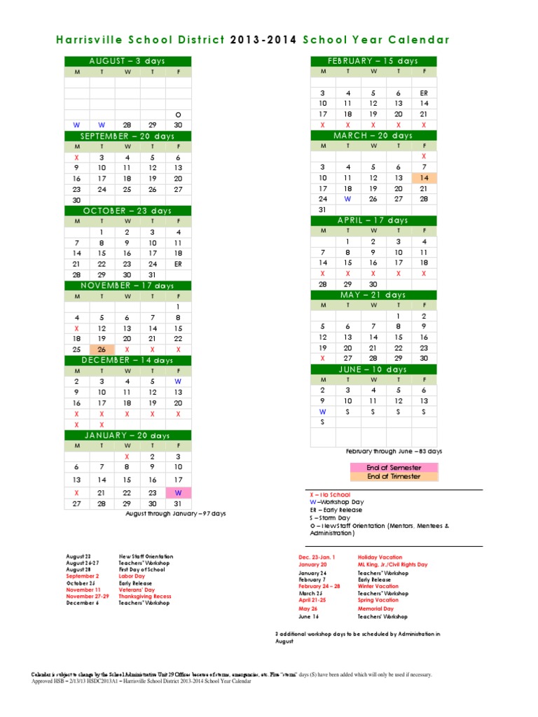 2013-2014 Calendar | PDF