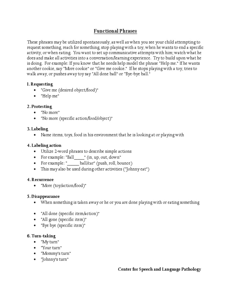 Functional Phrases GH | PDF