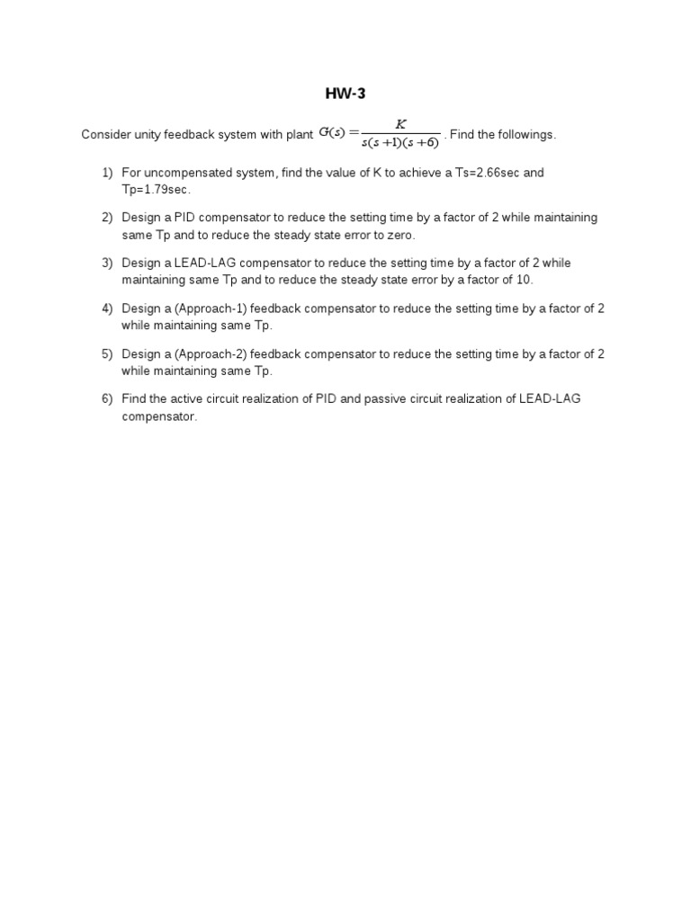 Control Sstem | PDF