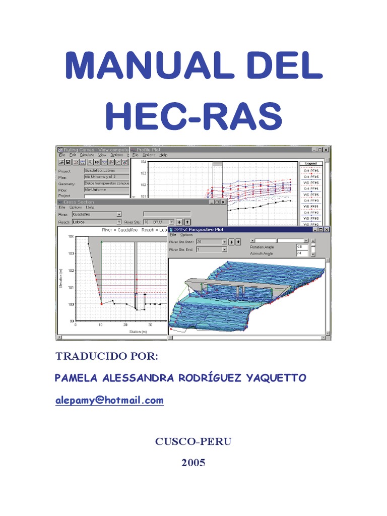 Manual Hec Ras | PDF | Ventana (informática) | Archivo de computadora
