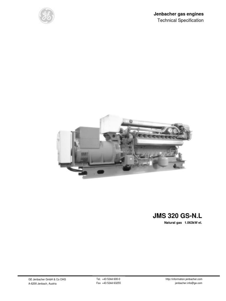 Jenbacher 320 | Engines | Natural Gas