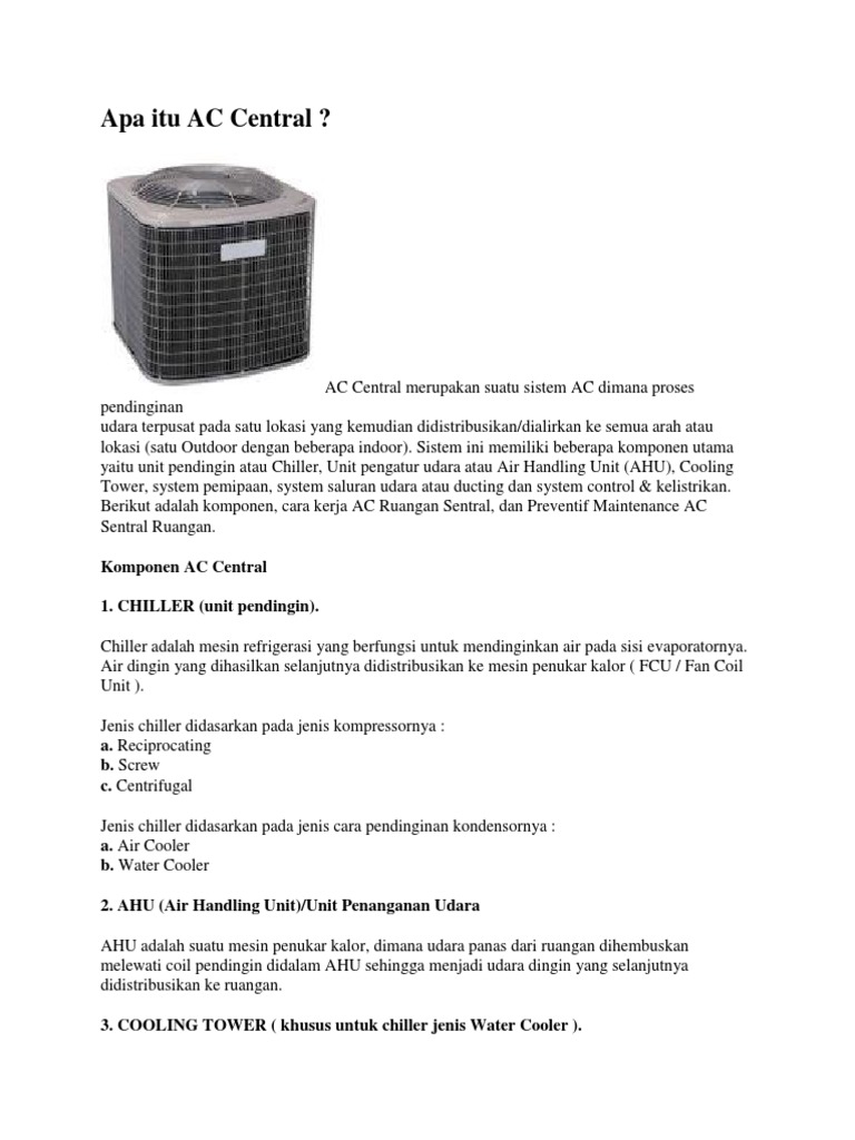 Apa Itu AC Central | PDF