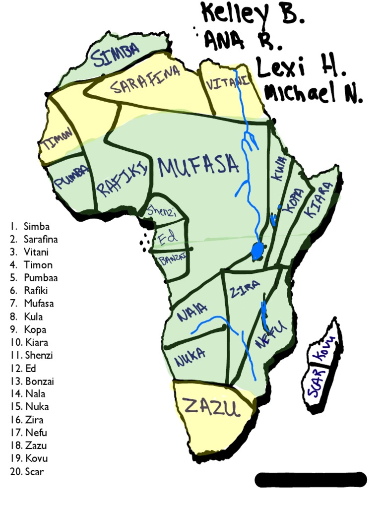 Lion King Character List | PDF
