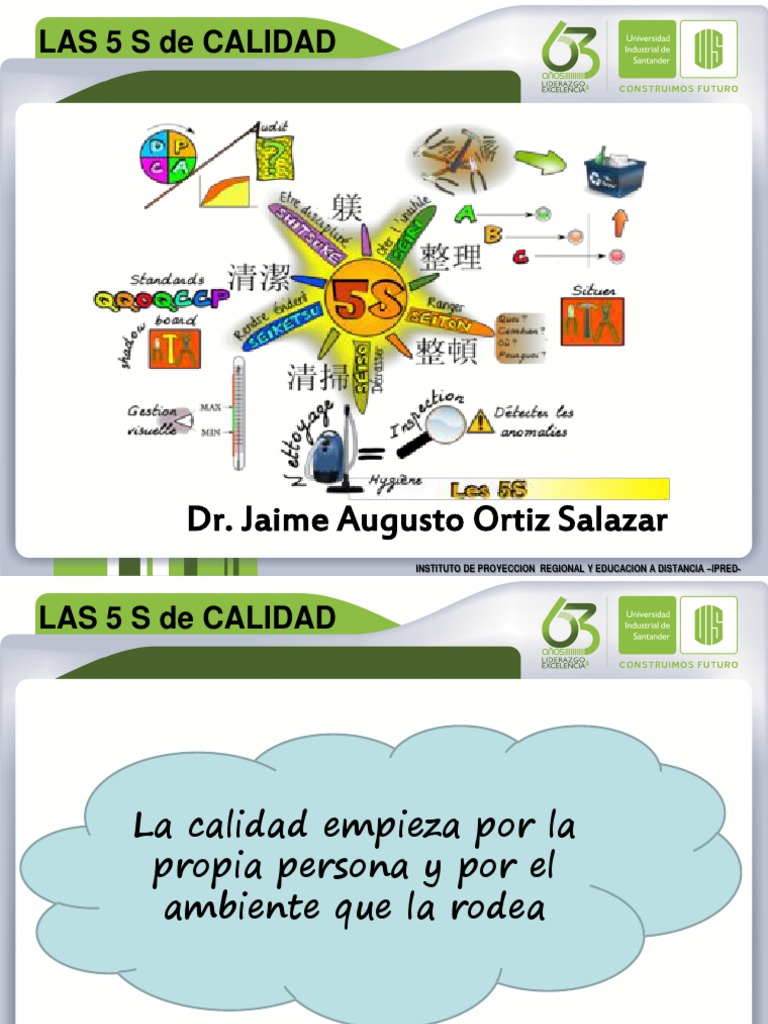 Las 5 S de La Calidad | PDF | Calidad | Producción y fabricación