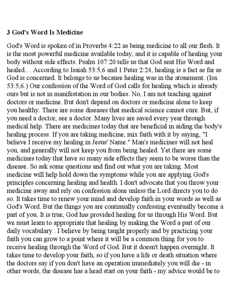 Charles Capps God's Creative Power | PDF | Faith | Theology