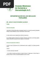 Reflejo consensual y su importancia clínica | PDF | Nervio | Ojo