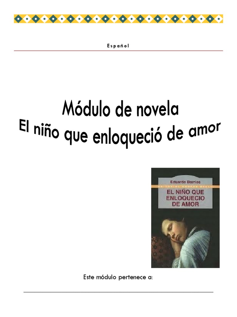 Modulo El Nino Que Enloquecio de Amor Colab Rafael Picon PDF | PDF | Ocio