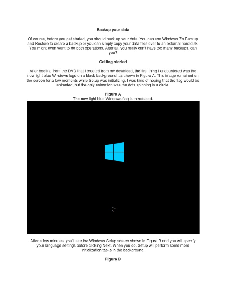Back up data and get started with a clean Windows 8 installTITLE | PDF | Windows 8 ...