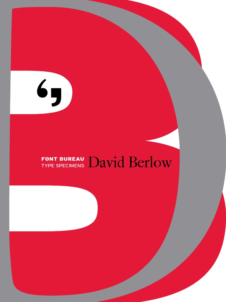 FB David Berlow Specimens | PDF