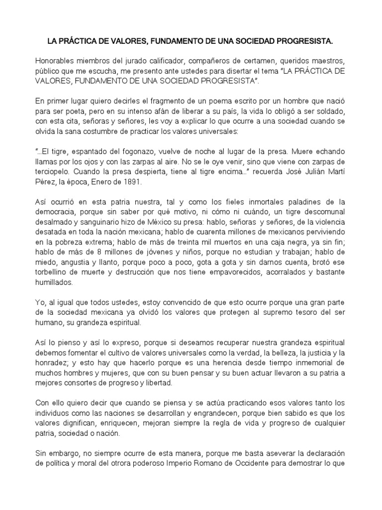 Discursos de Oratoria | PDF | México | Secularidad