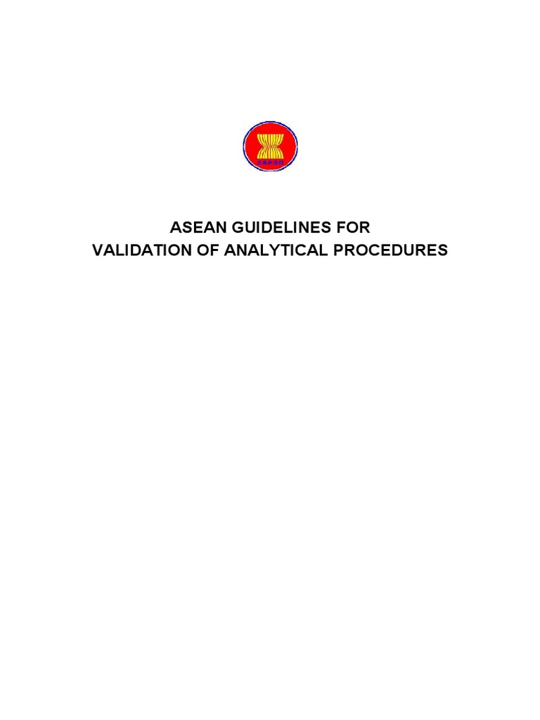Guidelines For Validation of Analytical Procedures | PDF | Assay ...