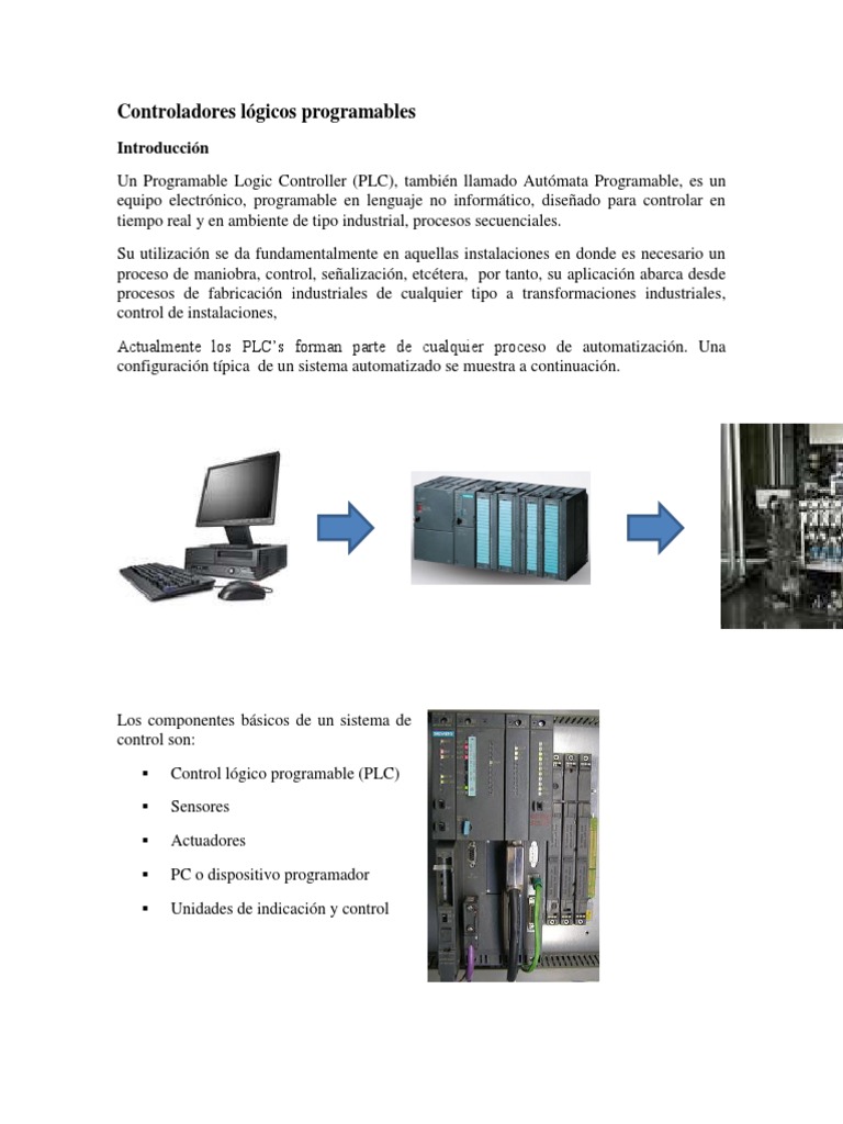 PLC Automatizacion y Control | PDF | Controlador lógico programable ...