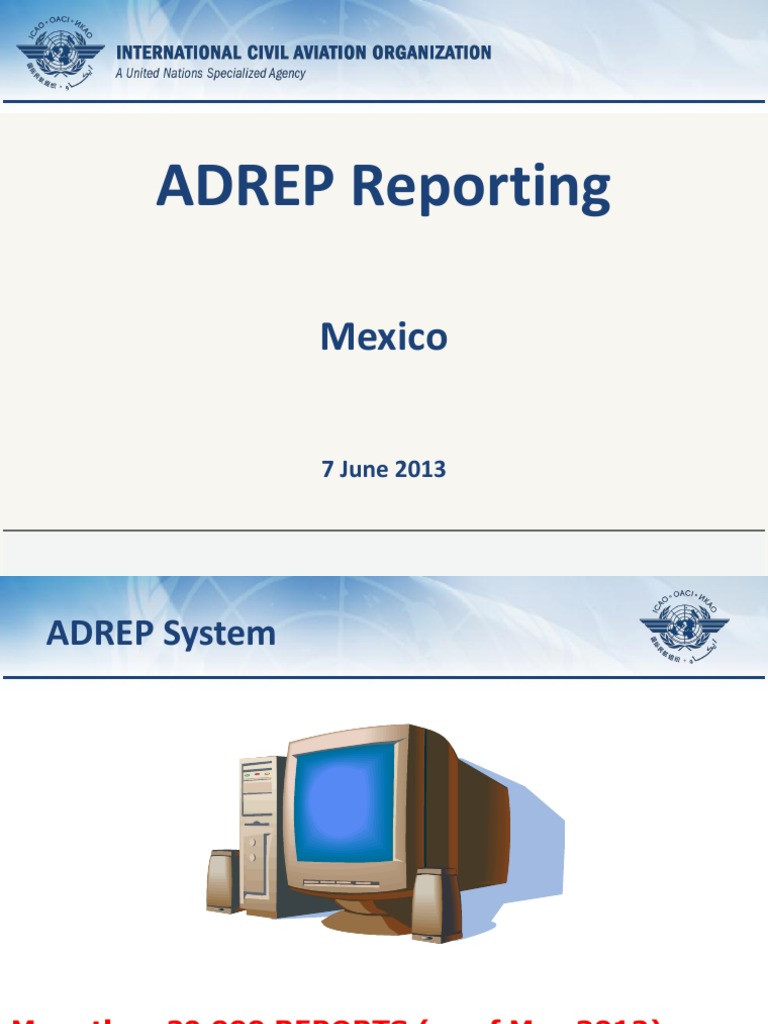 ADREP Reporting ICAO-AIG.2013 | PDF | Computing | Computing And ...