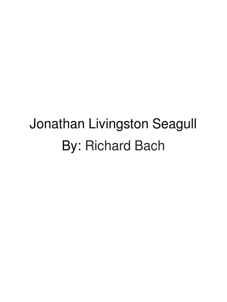 Jonathan Livingston Seagull | PDF